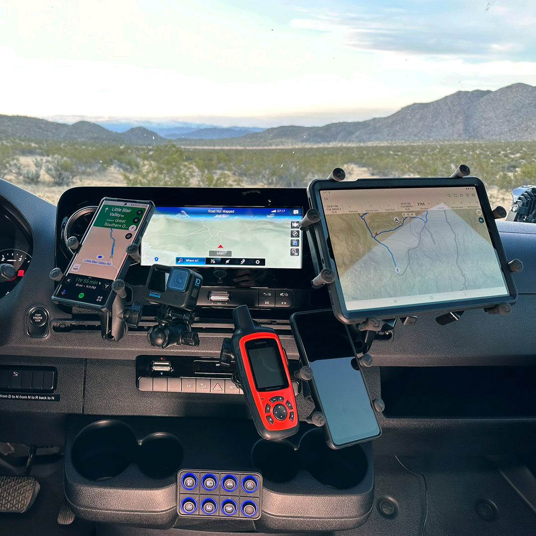NAVIDOK Overlander Mercedes Sprinter Phone and Navigation Mount – TERRA X
