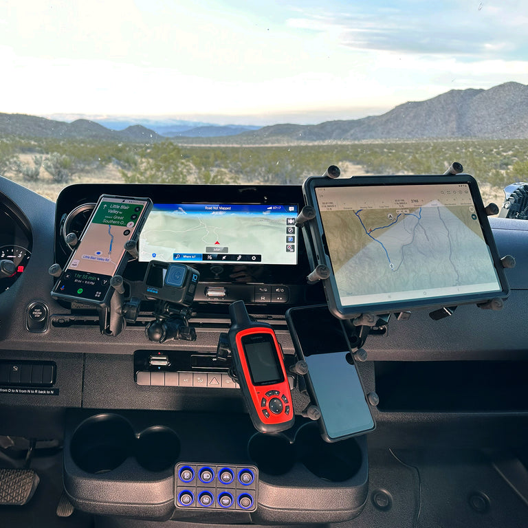 NAVIDOK Overlander Mercedes Sprinter Phone and Navigation Mount – TERRA X
