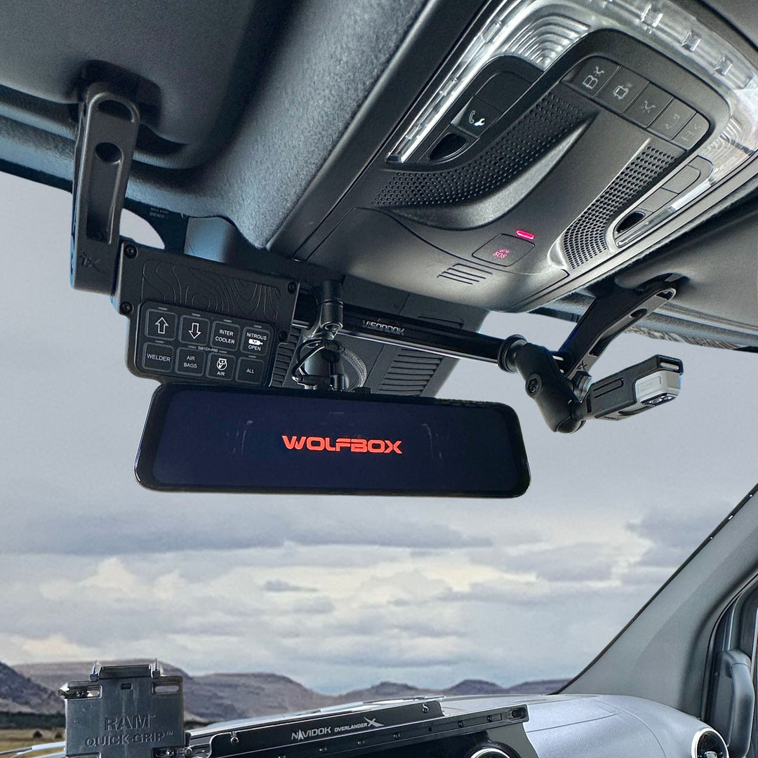 Wolfbox Dash Cam - Visordok Tube Mount by Terra X – TERRA X