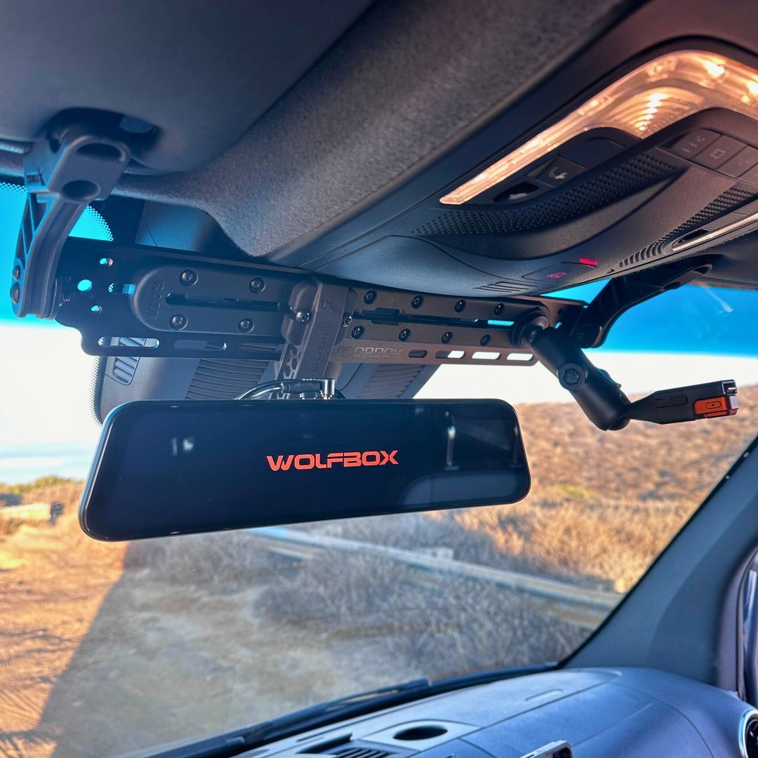 WOLFBOX Dash Cam Visordok Track Mounting Kit – TERRA X